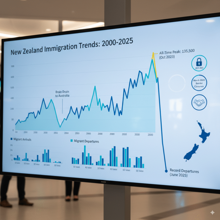 New Zealand Immigration Trends (2000-2025): A Complete Analysis